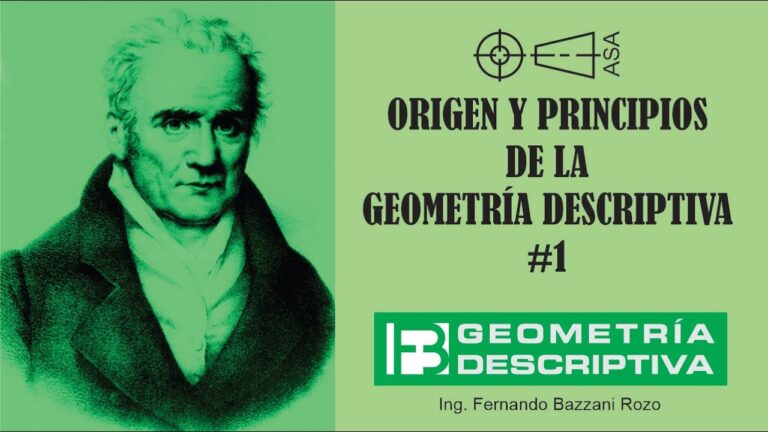 La historia de la geometría descriptiva