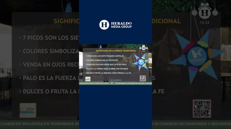 La historia de la piñata de 7 picos