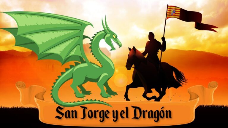 La historia de Sant Jordi y el dragón