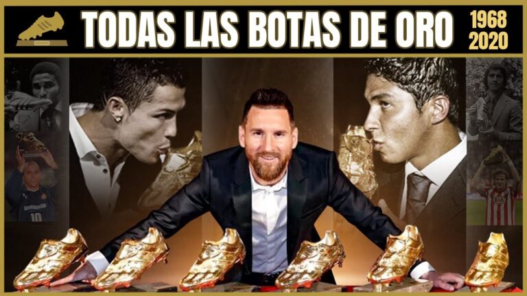 Los jugadores con más Botas de Oro en la historia